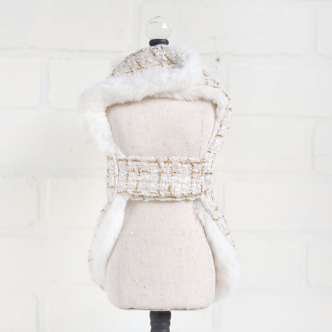 Chantel Tweed Dog Coat: Cream – Hello Doggie